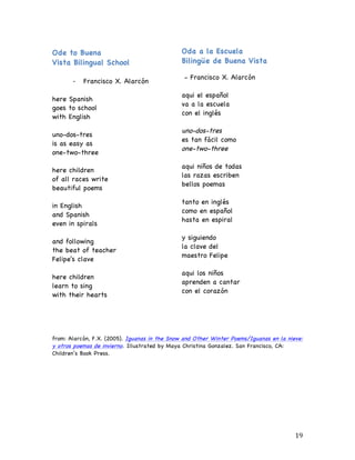 Poems for shared, choral, paired, and echo reading | PDF