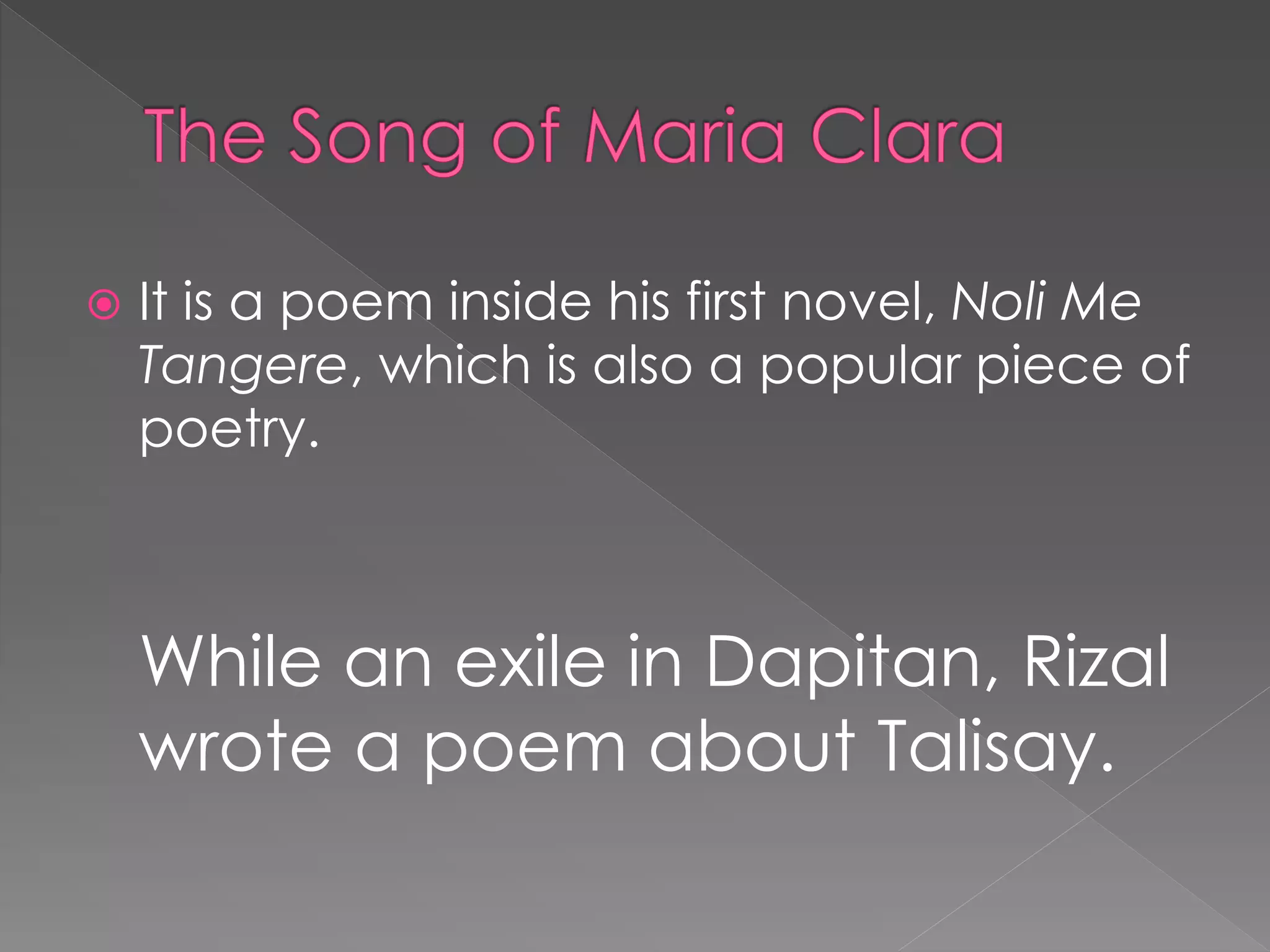 Poems of Rizal | PPTX