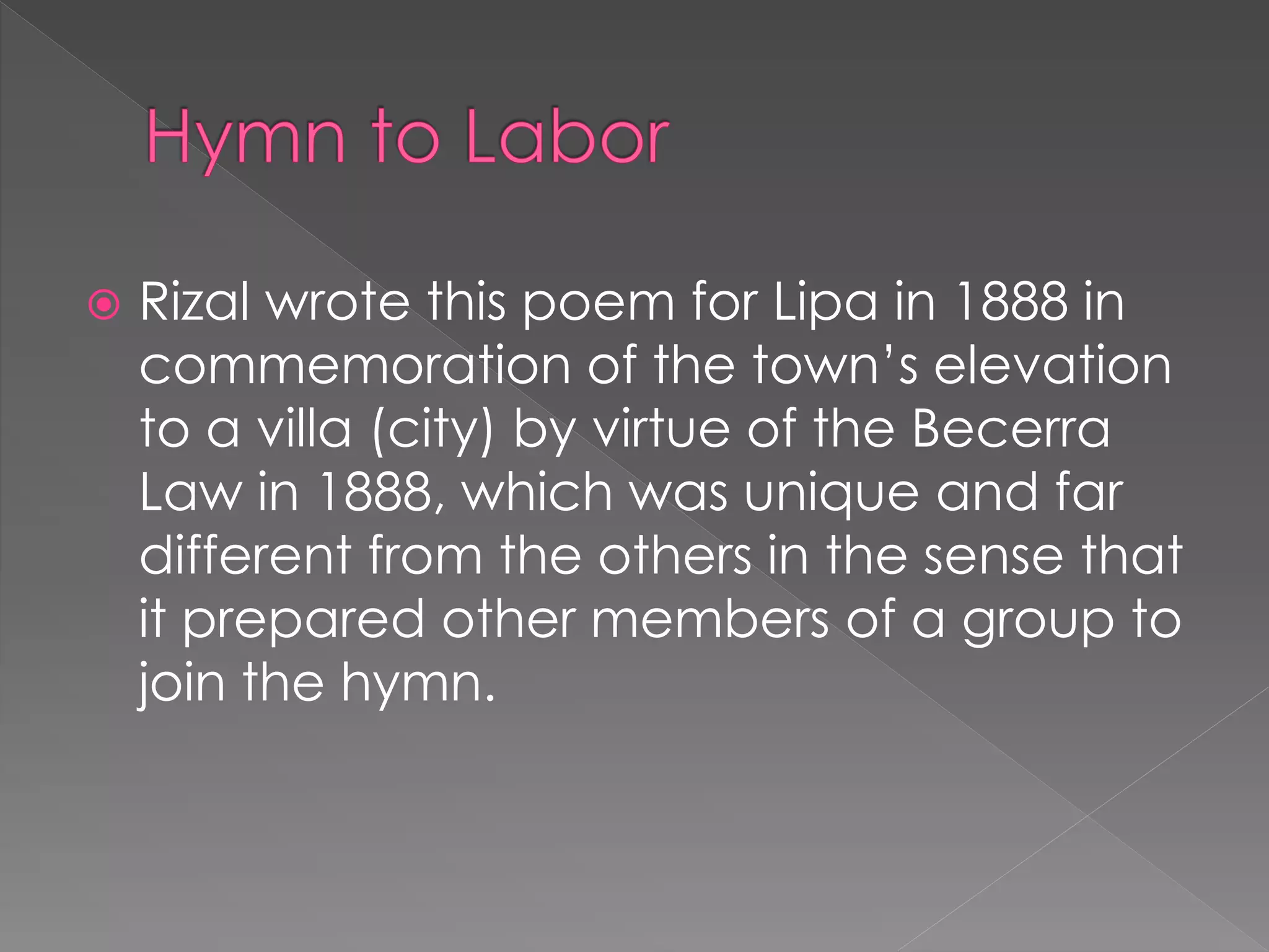 Poems of Rizal | PPTX