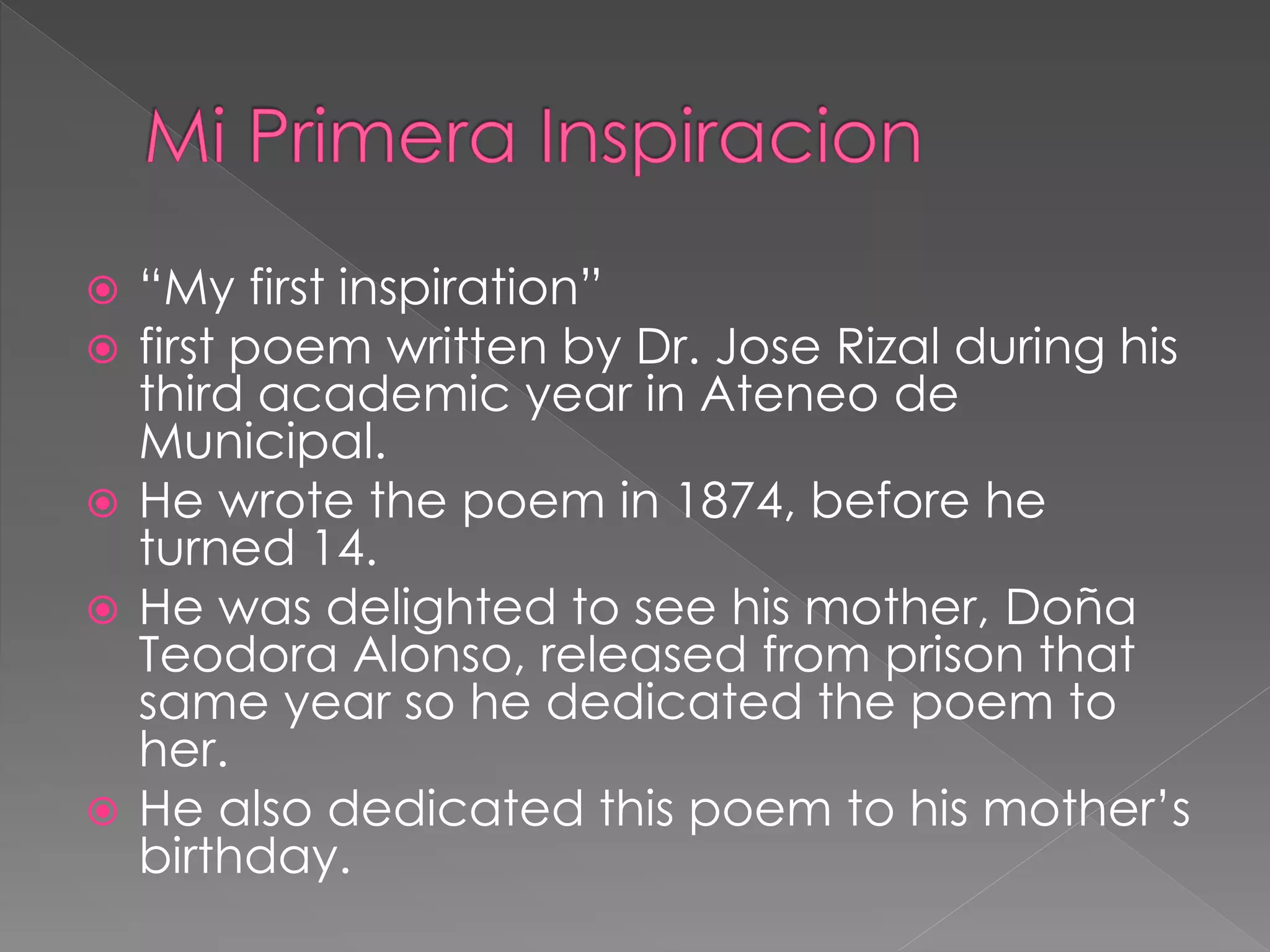 Poems of Rizal | PPTX