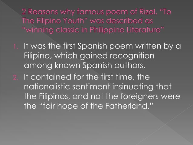 Poems of Rizal | PPTX