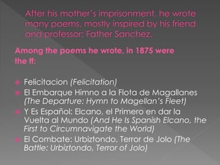Poems of Rizal | PPTX