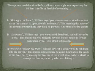 Poems of William Stafford | PPTX