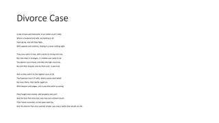 Poems on Indian courts | PPTX
