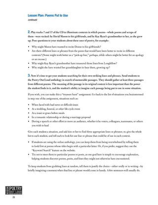 Poems to use lesson | PDF
