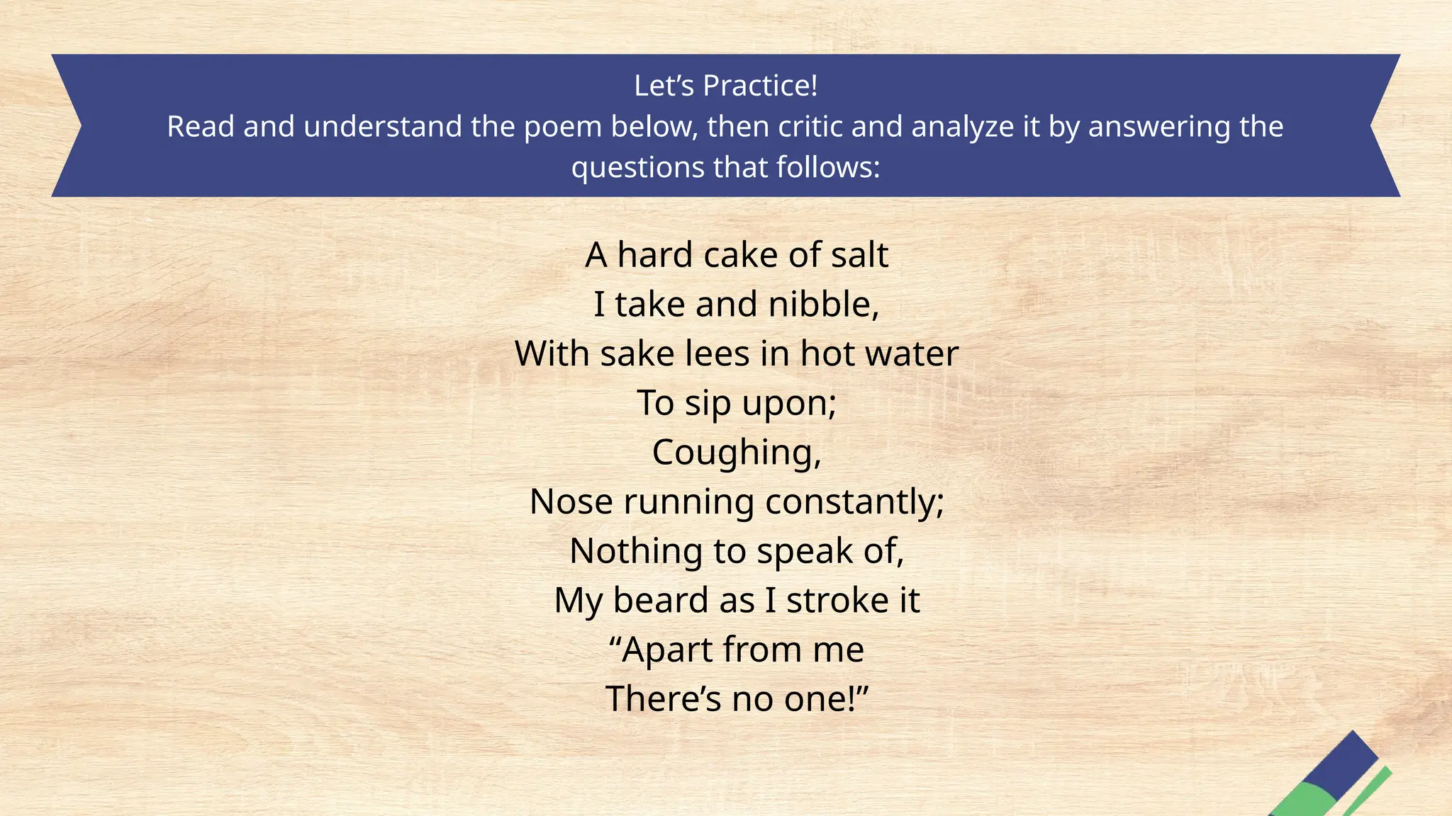 POEM The Dialogue of the Poor and Destitute WITH WORKSHEET NUMBER 2.pptx