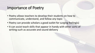 Poem Writing Assignment Help | PPT