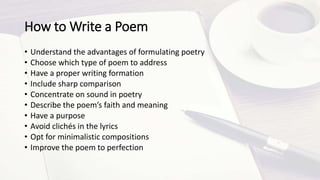 Poem Writing Assignment Help | PPT