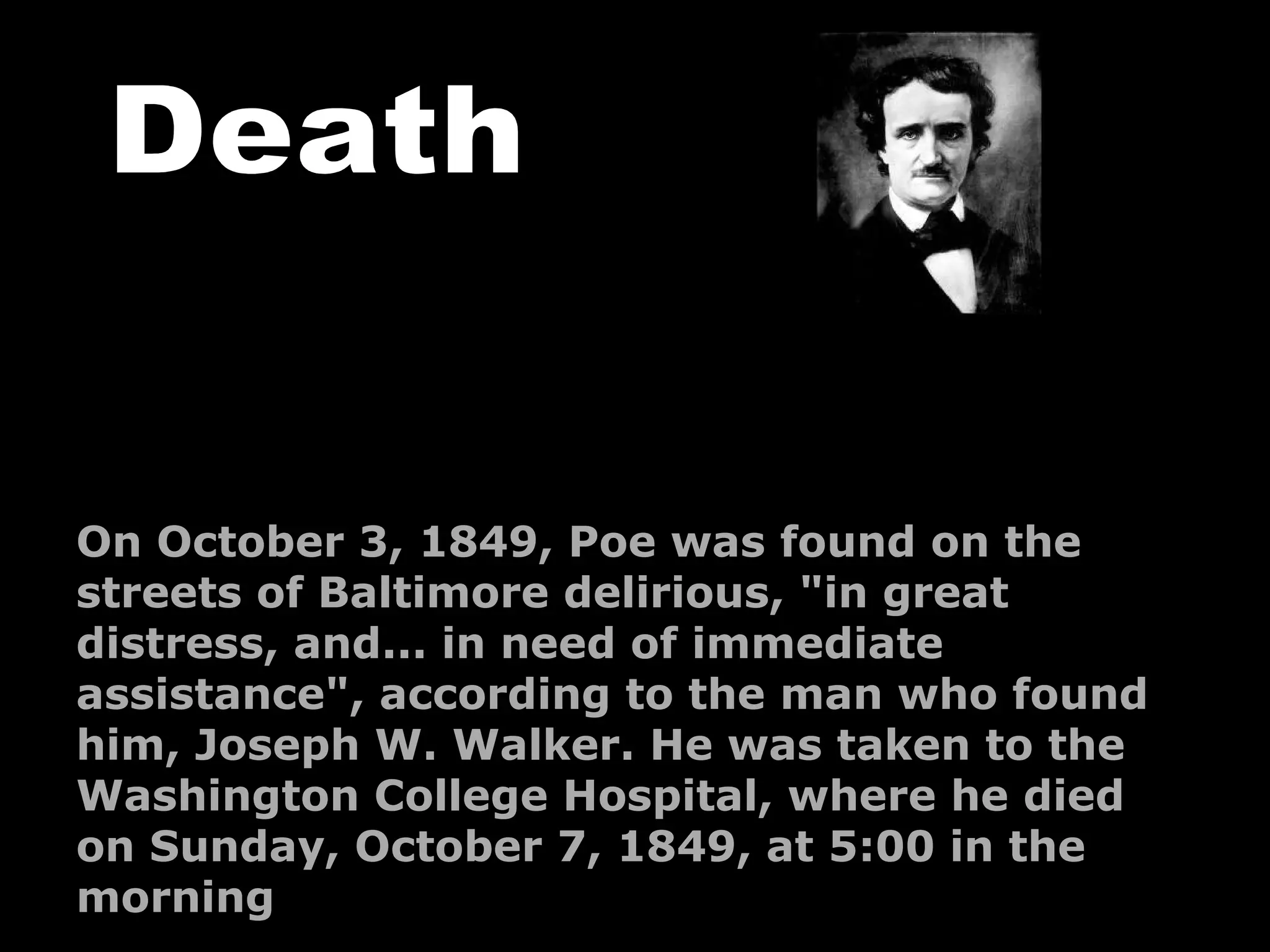 Edgar Allan Poe Powerpoint | PPT
