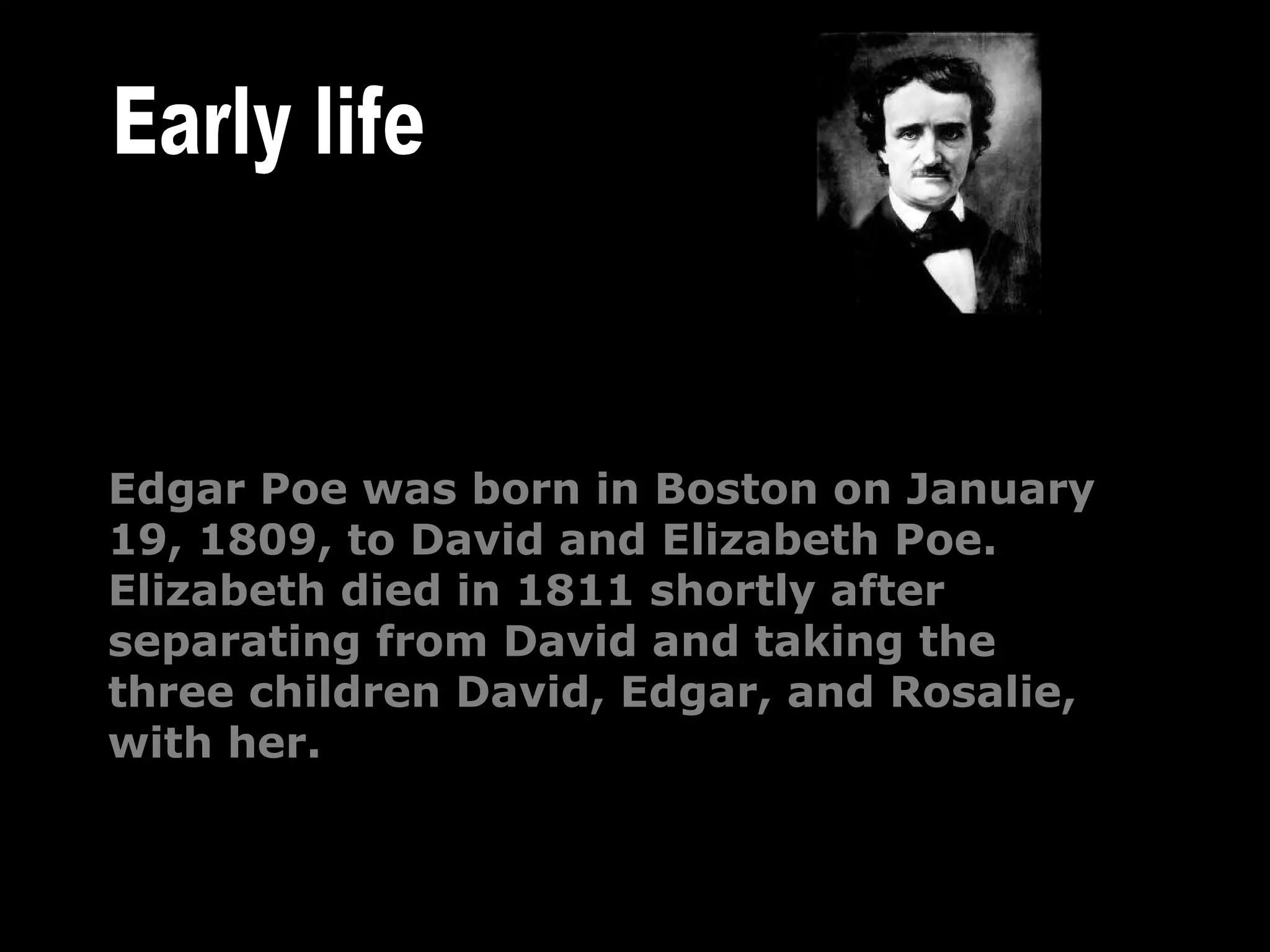 Edgar Allan Poe Powerpoint | PPT