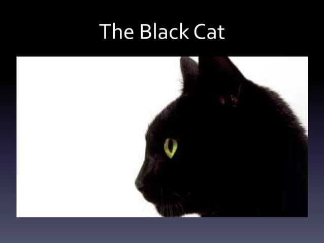 Poe: psychology of fear and black cat | PPT