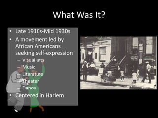 The Harlem Renaissance | PPT