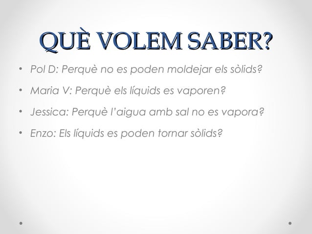 Poer point la materia | PPT