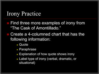 PoesCaskofAmontilladoMoodandIronyPractice1.pptx