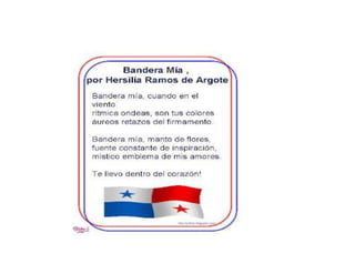 POESIA BANDERA MIA - Hersilia Ramos de Argote | DOCX