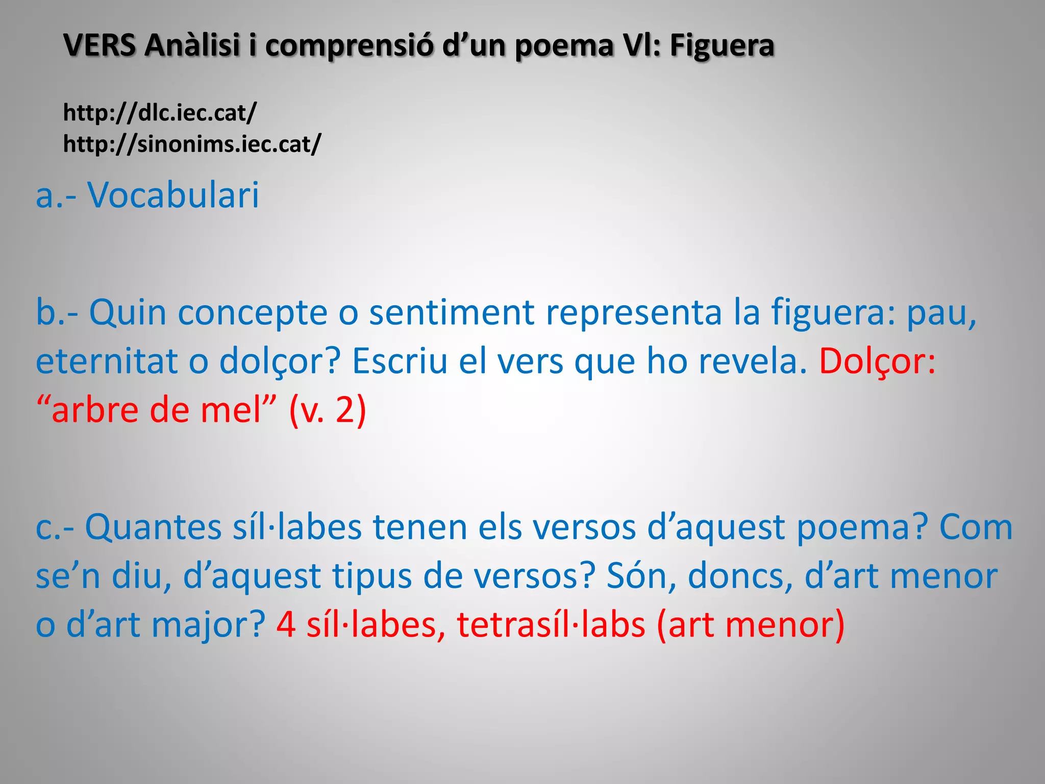 Poesia el vers i la rima | PPTX