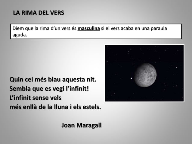 Poesia el vers i la rima | PPTX