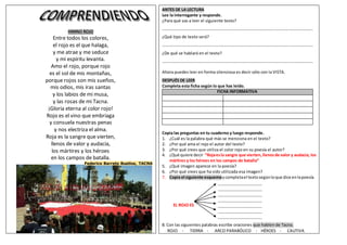 Poesia himno rojo | PPT