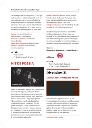 Festival Nacional de Poesia 2015 a Sant Cugat | PDF