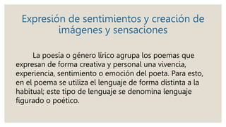 TEXTOS POETICOS CARACTERISTICAS DEFINICIONES | PPTX | Poetry | Books ...