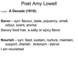 Poet Amy Lowell | PPT