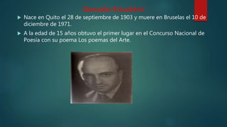Poetas ecuatorianos | PPTX
