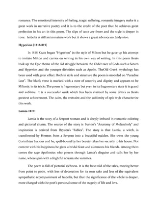 Poetical works of john keats | PDF