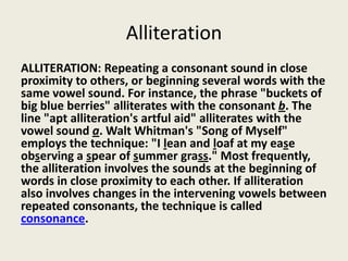 Poetic devices | PPTX