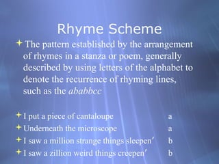 Poetic devices | PPT
