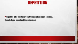 Poetic devices | PPT