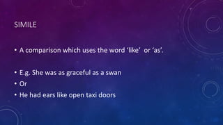 Poetic devices | PPTX