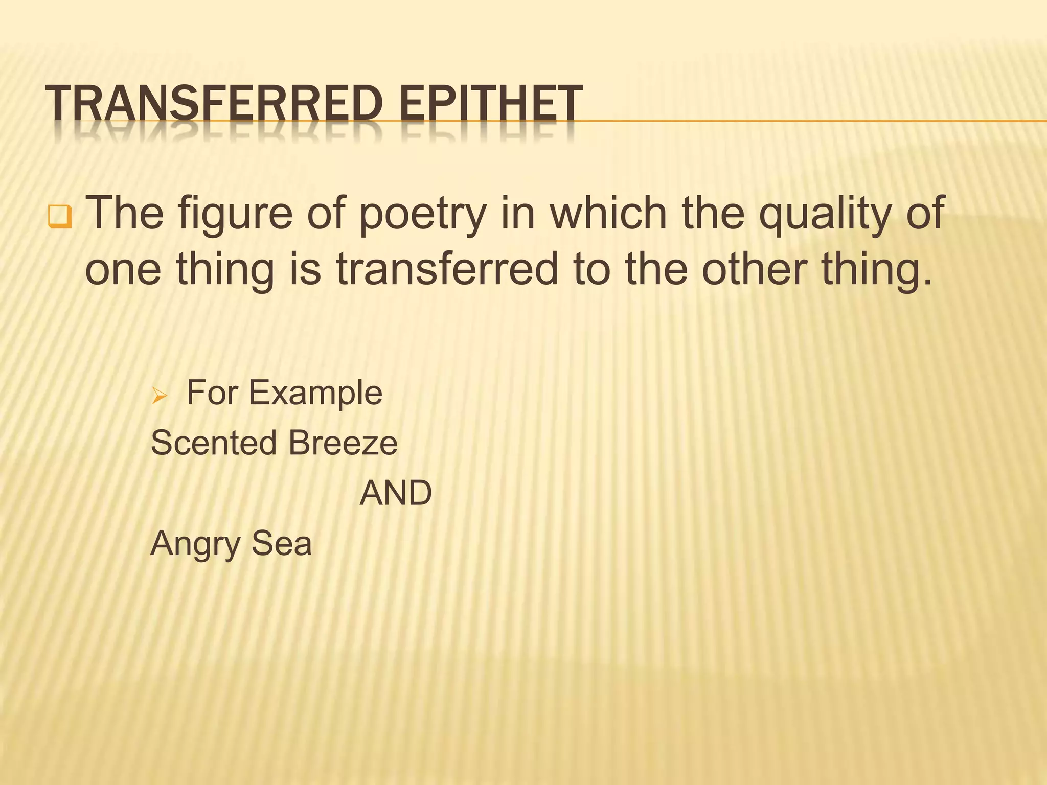 Poetic devices | PPTX