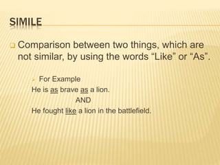 Poetic devices | PPTX