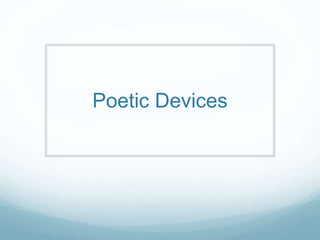 Poetic devices | PPT