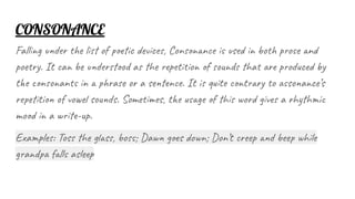 Poetic Devices of English Grammars...... | PPT