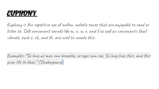 Poetic Devices of English Grammars...... | PPT