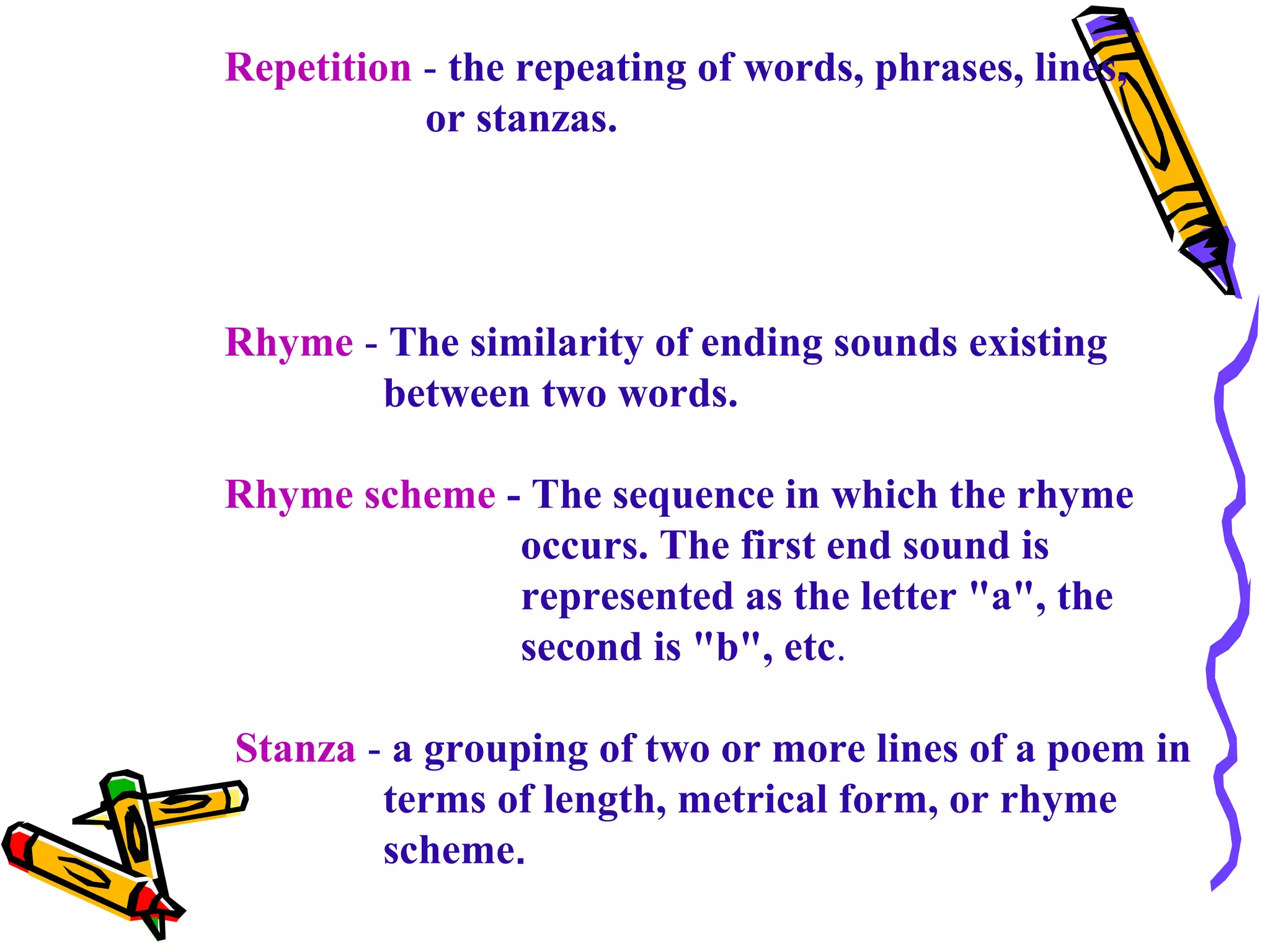 Poetic devices ppt | PPT | Poetry | Books and Literature