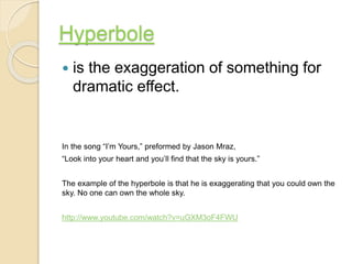 Poetic devices in lyrics | PPTX