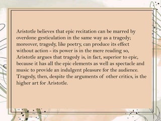 Aristotle's Poetics | PPT