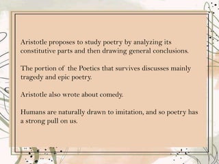 Aristotle's Poetics | PPT