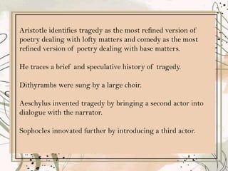Aristotle's Poetics | PPTX