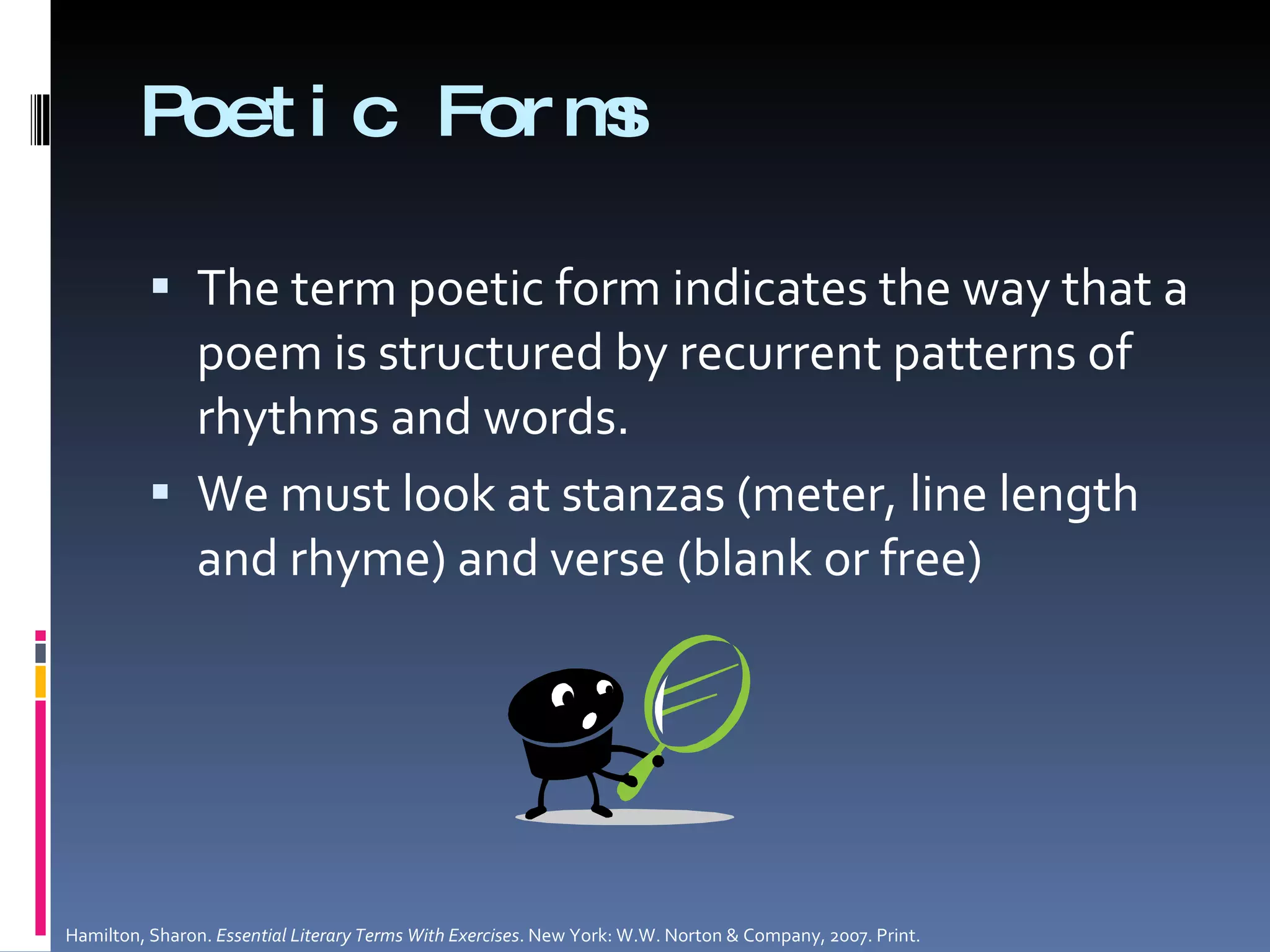 Poetic Forms | PPT