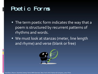 Poetic Forms | PPT