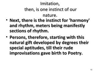 Aristotle's Poetics | PPT