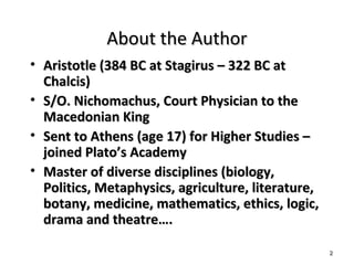 Aristotle's Poetics | PPT