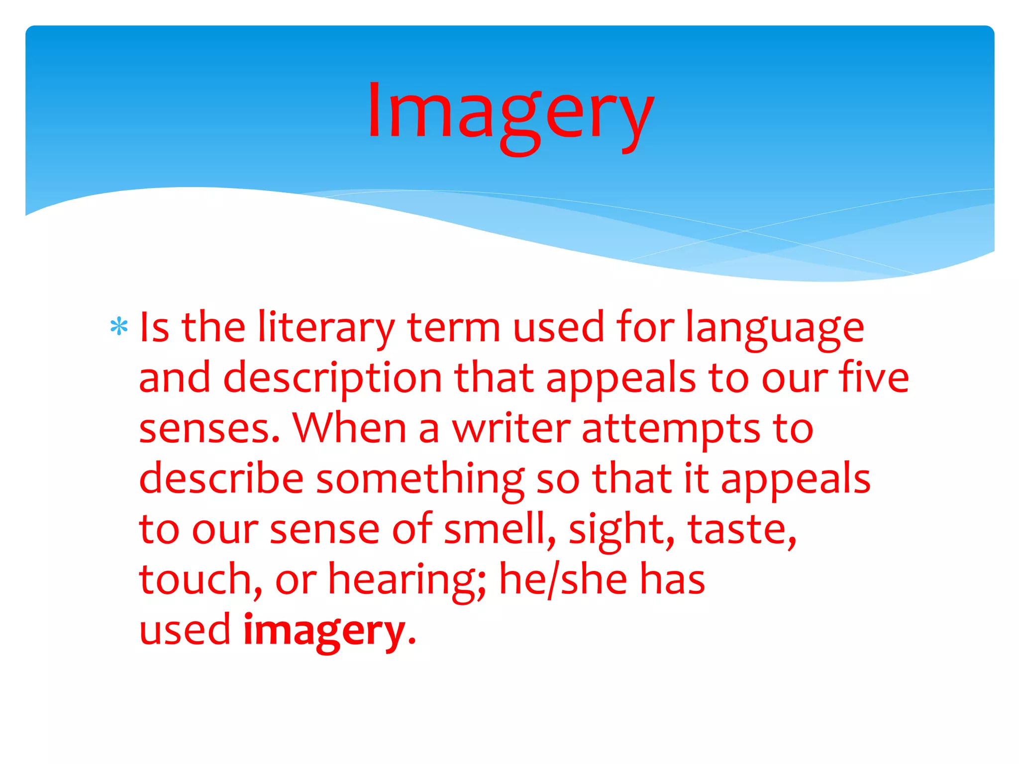 Poetic techniques | PPTX | Poetry | Books and Literature