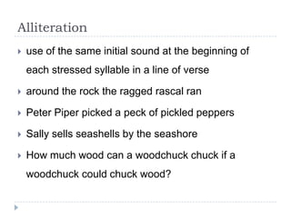 Poetic terminology | PPTX