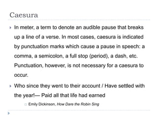 Poetic terminology | PPTX | Poetry | Books and Literature