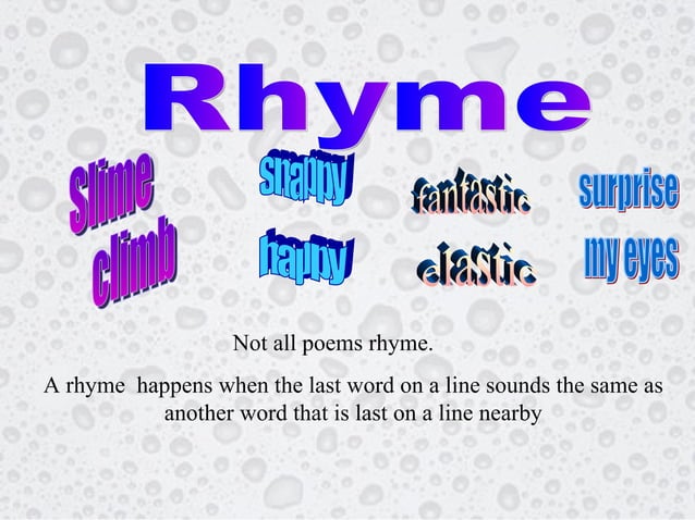 Poetic Terms Quick Review | PPT