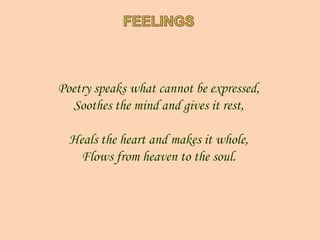 Poetry - A distinct Perspective | PPT